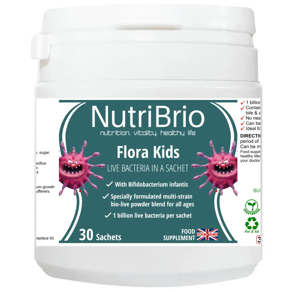 Flora Kids: A Live Culture Powder Suitable